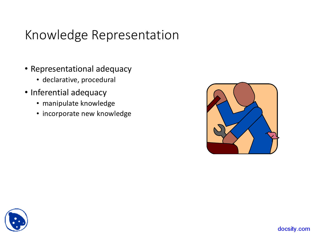 Knowledge Representation Embedded Intelligent Robotics Lecture