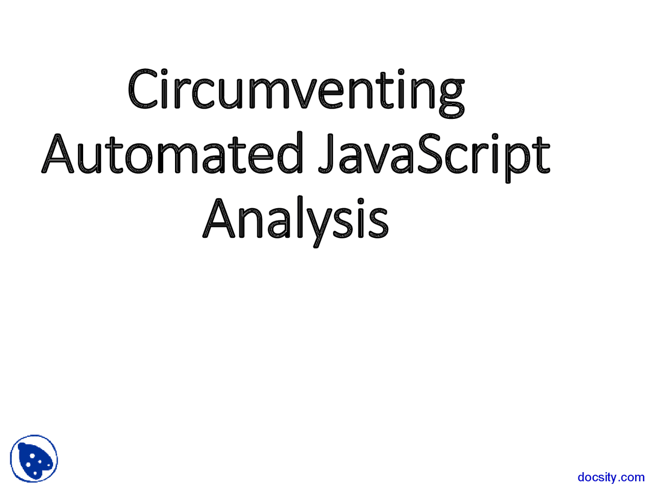 Circumventing Automated Java Script Introduction To Java Script 6422