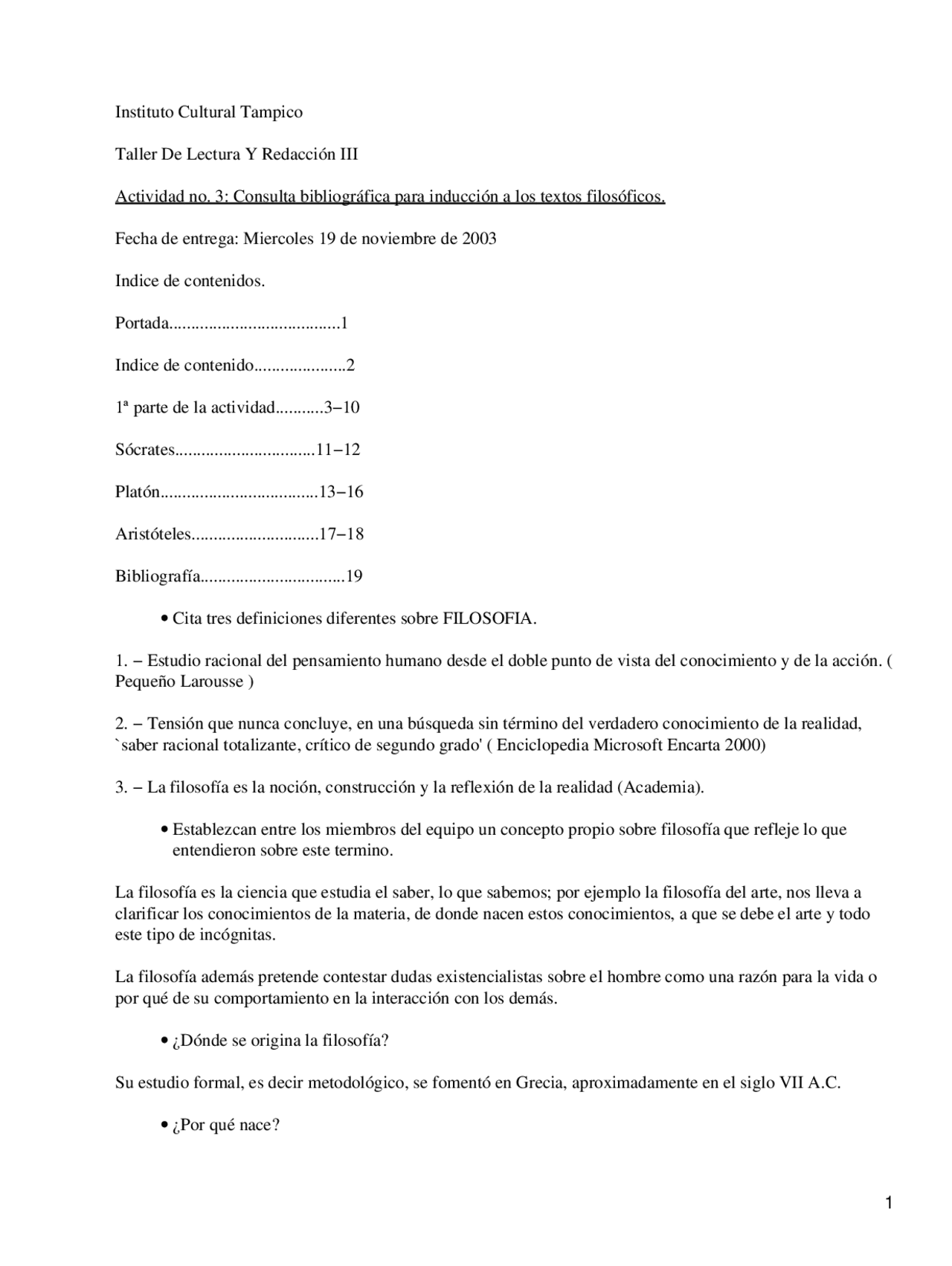 Apuntes sobre Temas Filosoficos | Apuntes de Filosofía | Docsity