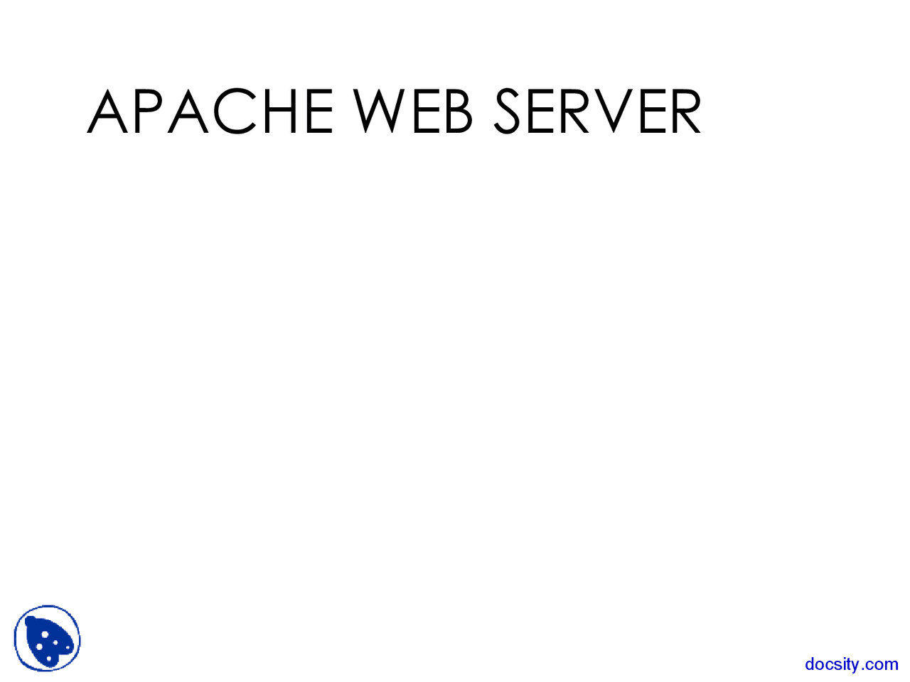 Apache Server Linux Lecture Slides Slides Linux Skills Docsity