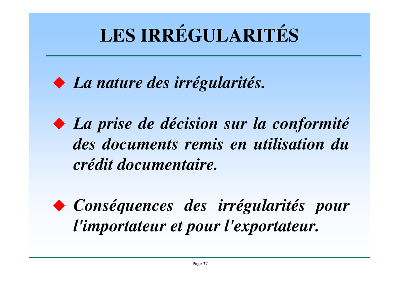 Notes Sur La Gestion Financière Internationale 3° Partie Docsity