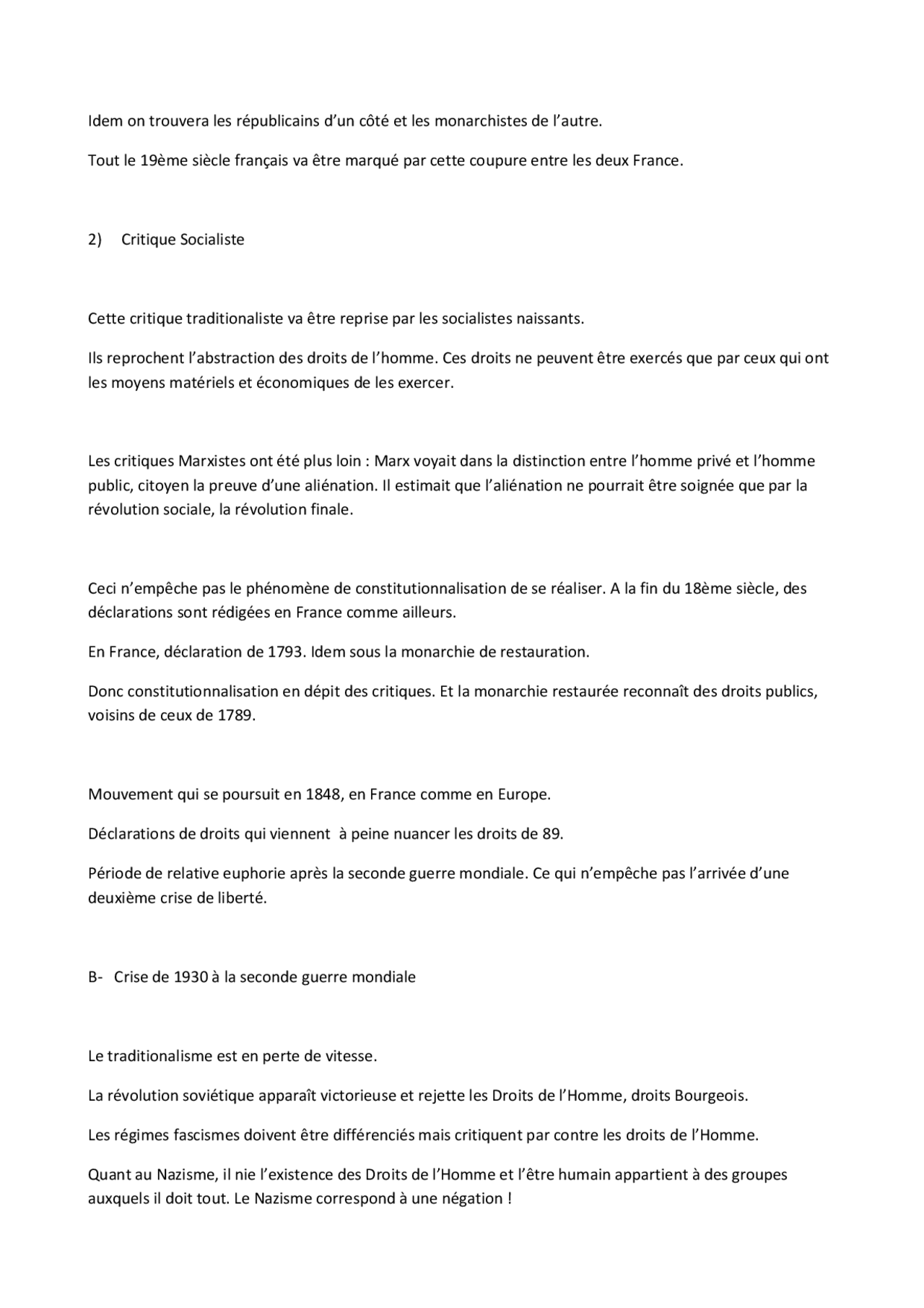 Notes Sur La Notion Juridique De Liberté 2° Partie Docsity