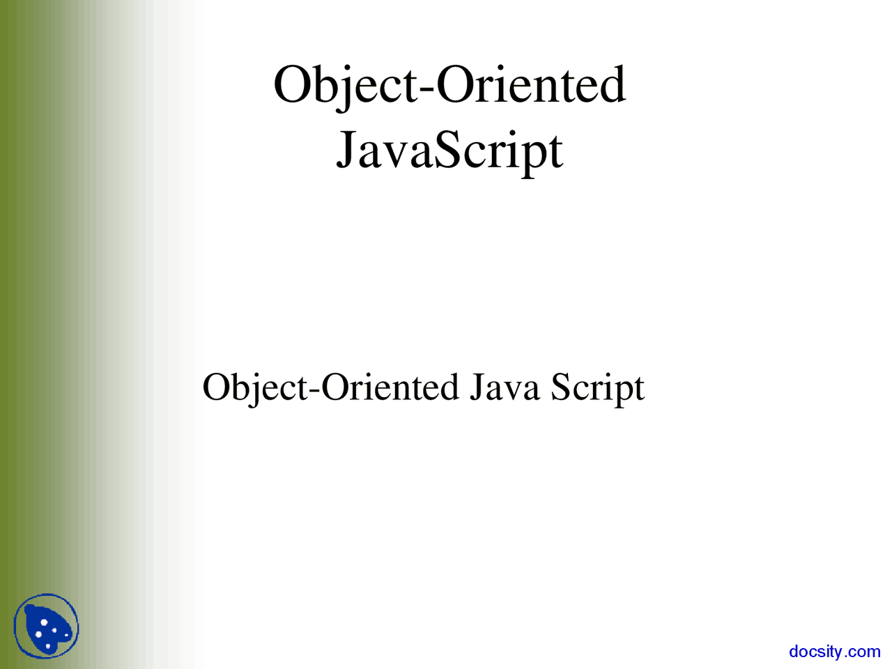 Javascript Object Programming Introduction To Java Script Lecture 1434