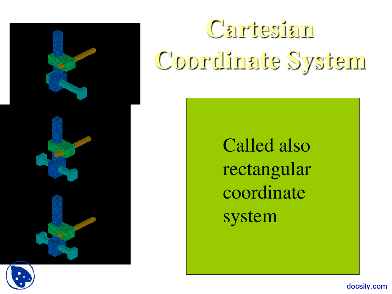 Cartesian Coordinate System Embedded Intelligent Robotics Lecture