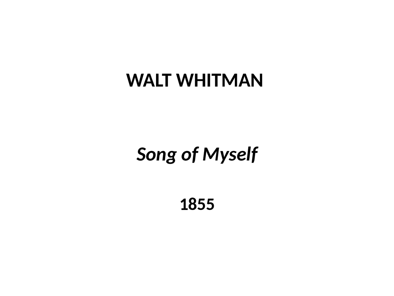 Whitman Schemi E Mappe Concettuali Di Letteratura Angloamericana