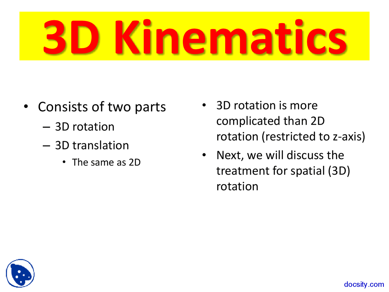 Kinematics Quaternions - Embedded Intelligent Robotics - Lecture Slides ...