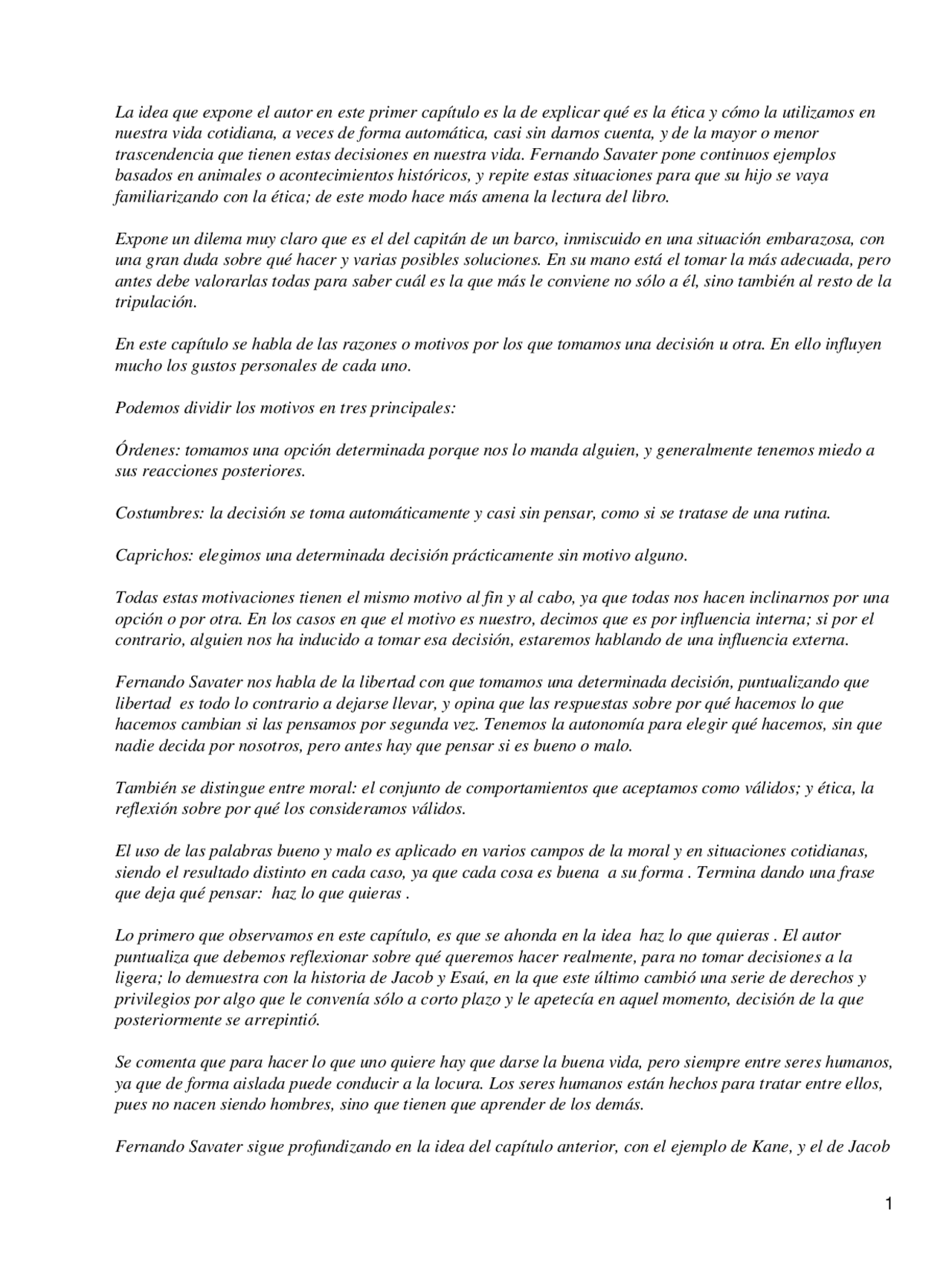 Apuntes Sobre La Etica Docsity