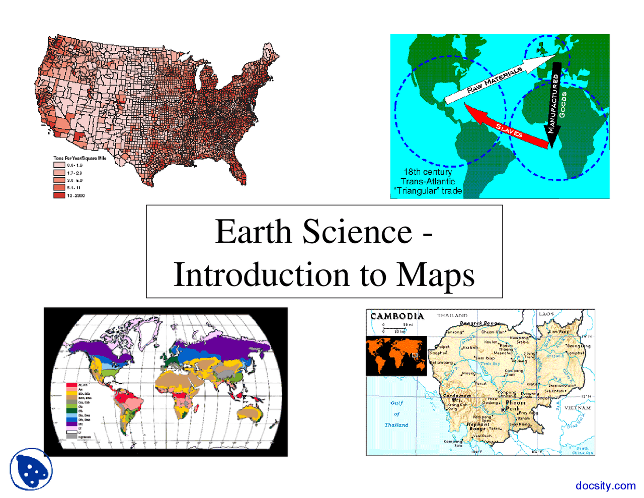 Introduction To Mapping Earth Science Lecture Slides Docsity