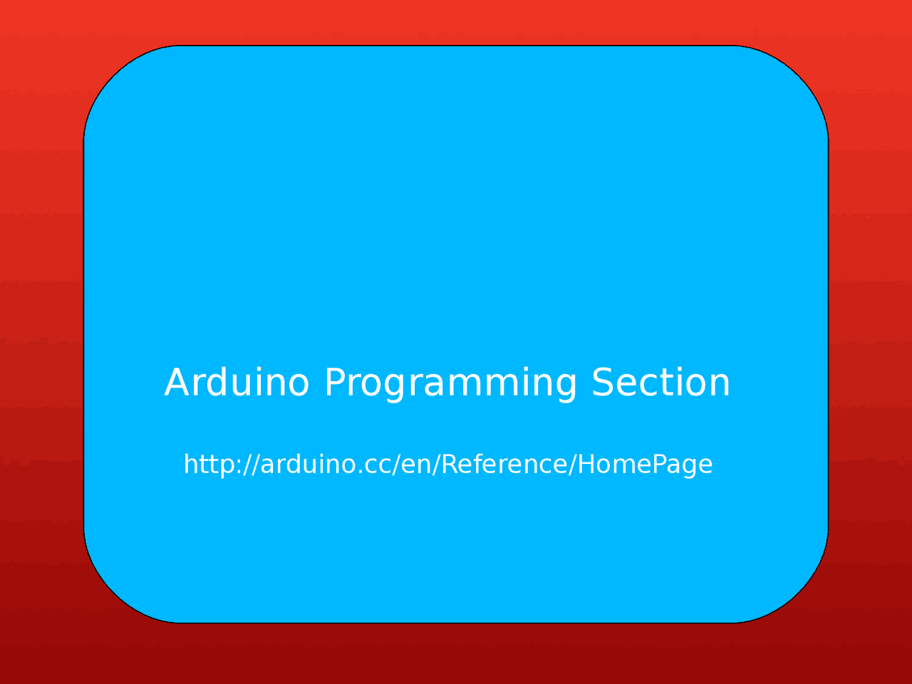 2014 01 Arduino Programming Section Docsity