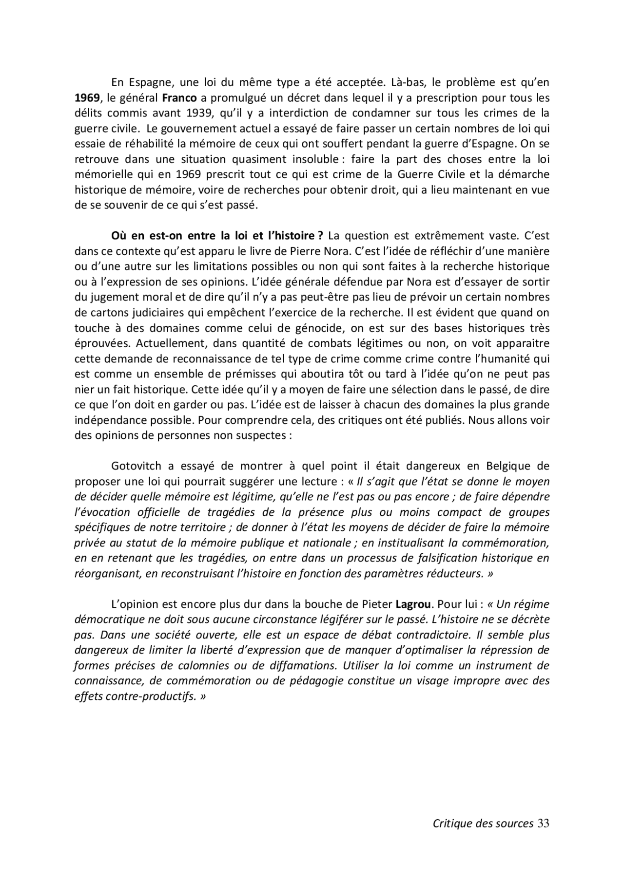Notes Complètes Sur Les Critique Des Sources 2° Partie Docsity