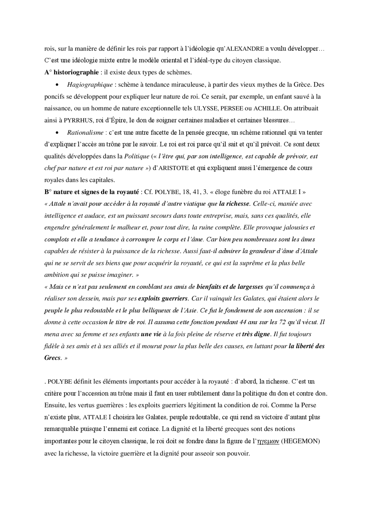 Notes Sur Lhistoire De Lantiquité 3° Partie Docsity