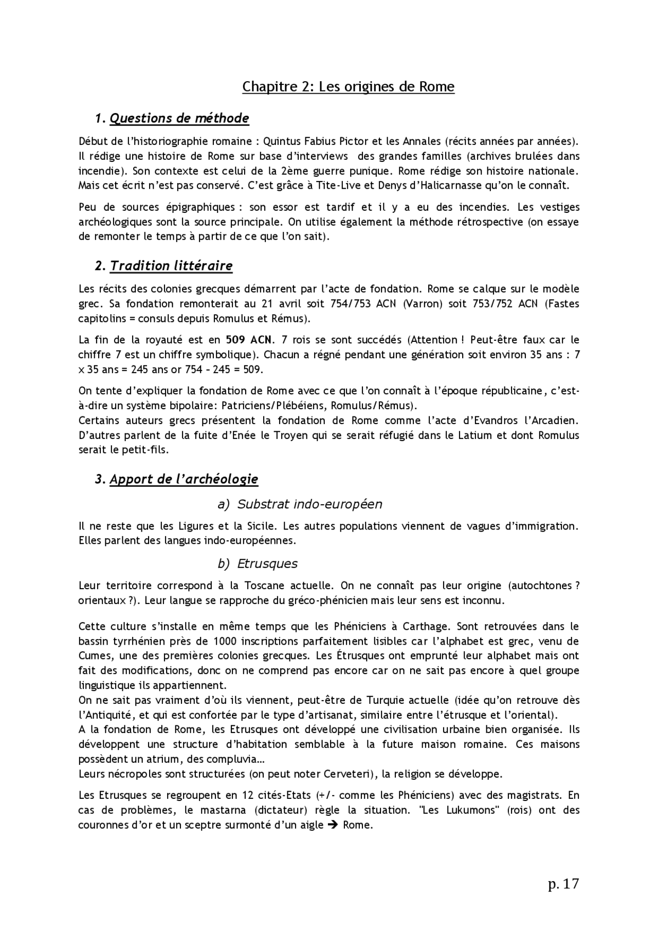 Notes Complètes Sur Lhistoire De Lantiquité 2° Partie Docsity
