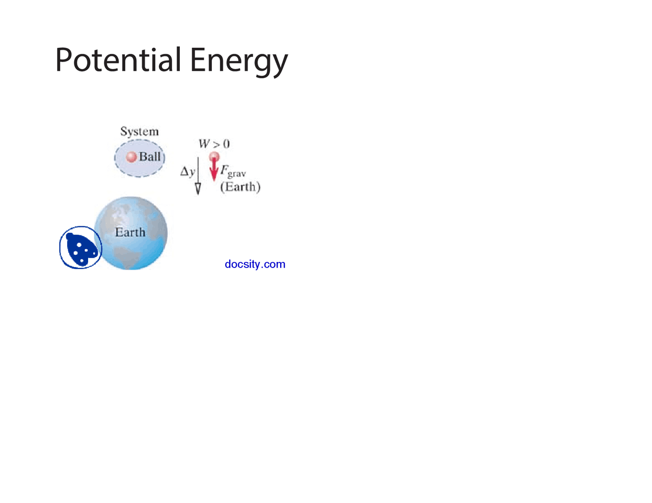 Potential Energy Engineering Physics Lecture Slides Docsity