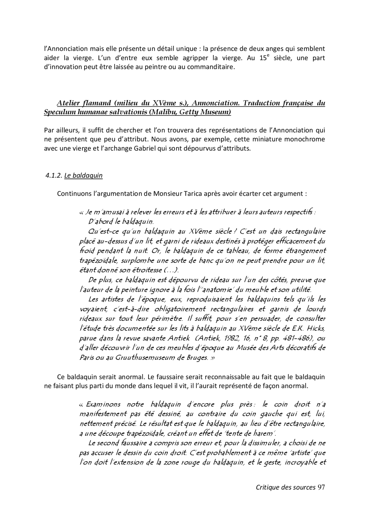Notes Complètes Sur Les Critique Des Sources 4° Partie Docsity