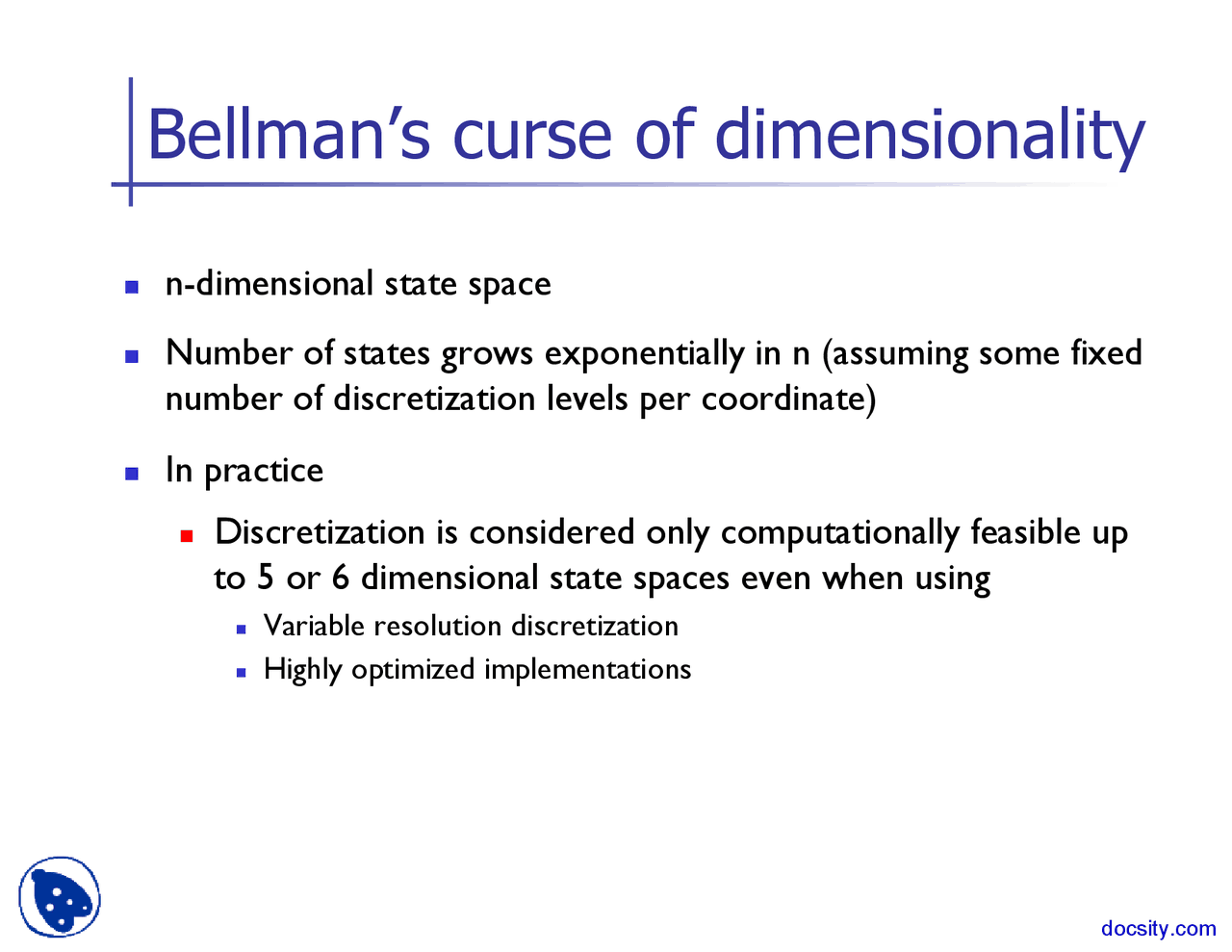 Convex Optimization Advanced Robotics Lecture Slides Docsity