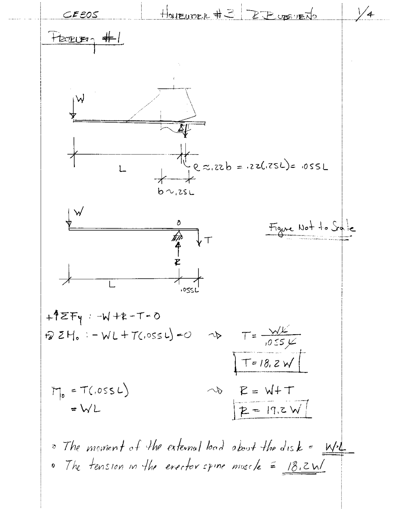 Homework 3 Solution - Introduction to Structural Analysis | CE 305 - Docsity