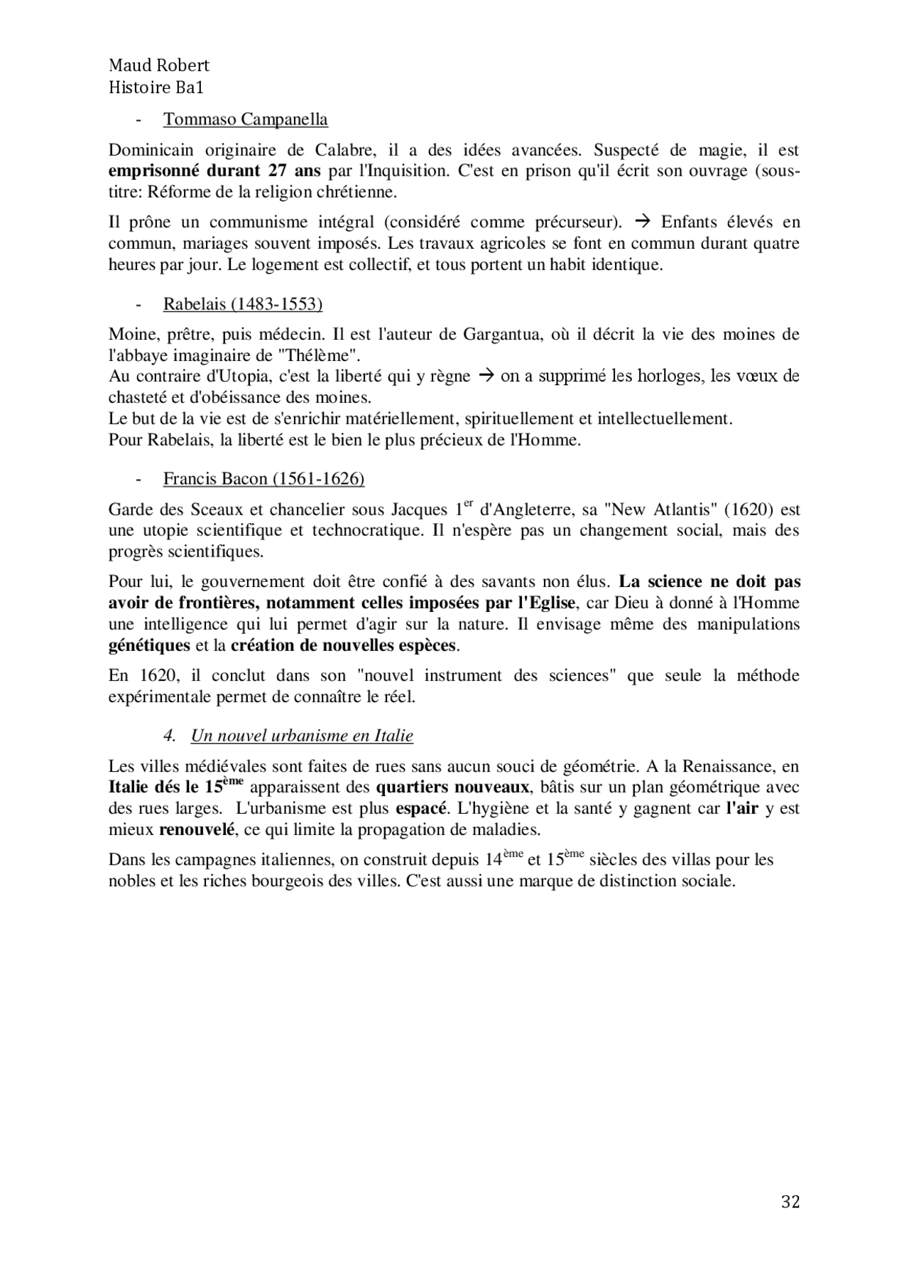 Notes Sur Lhistoire Des Temps Modernes 2° Partie Docsity