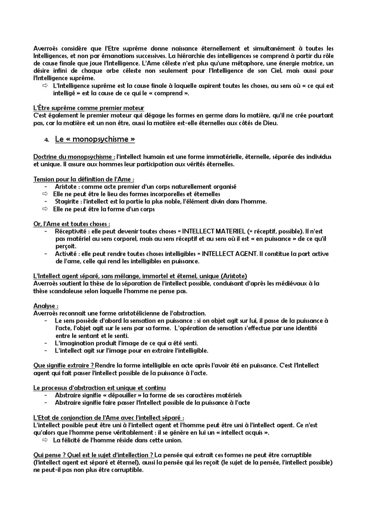 Notes Sur Lhistoire De La Philosophie 3° Partie Docsity
