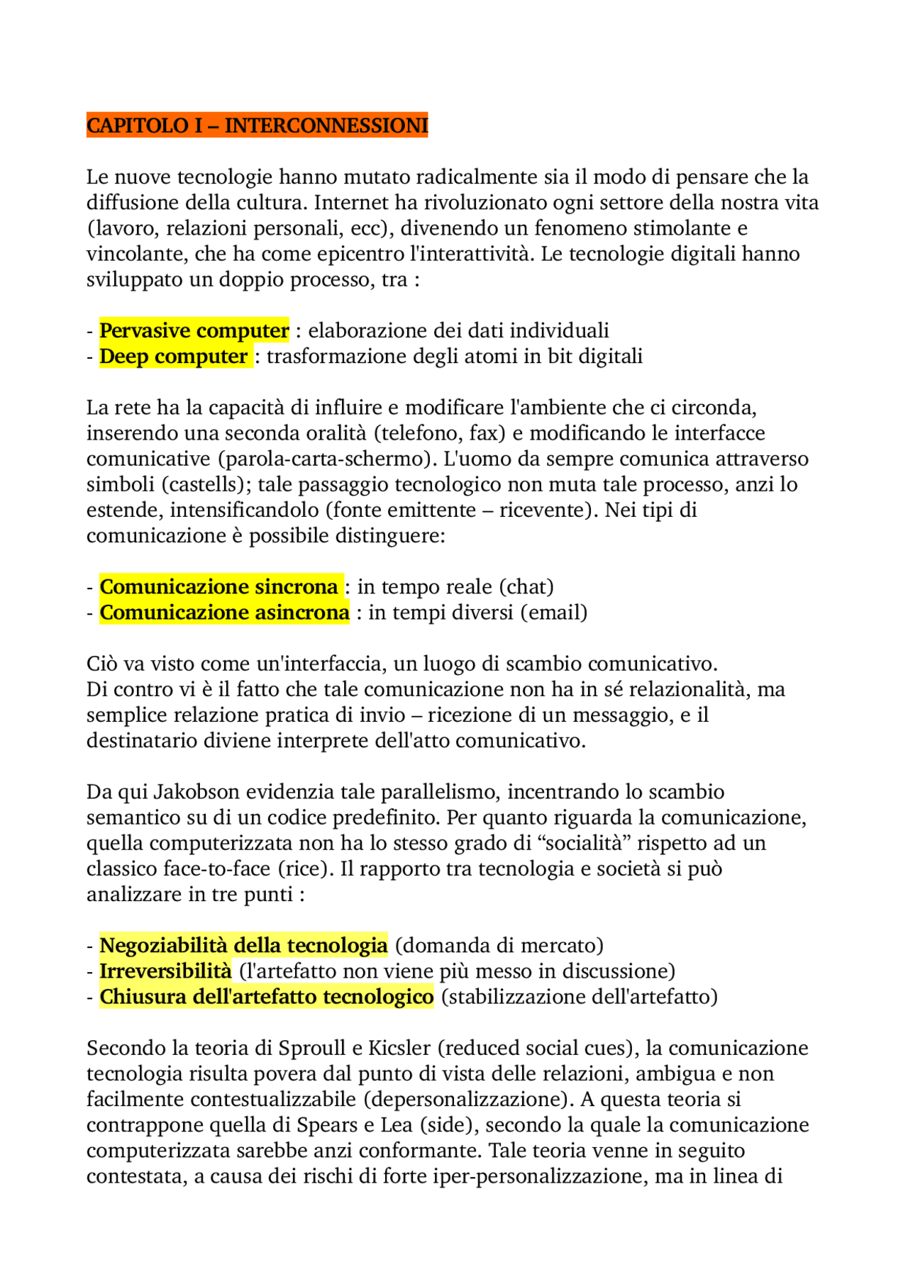 Rete E Democrazia Hassan Docsity