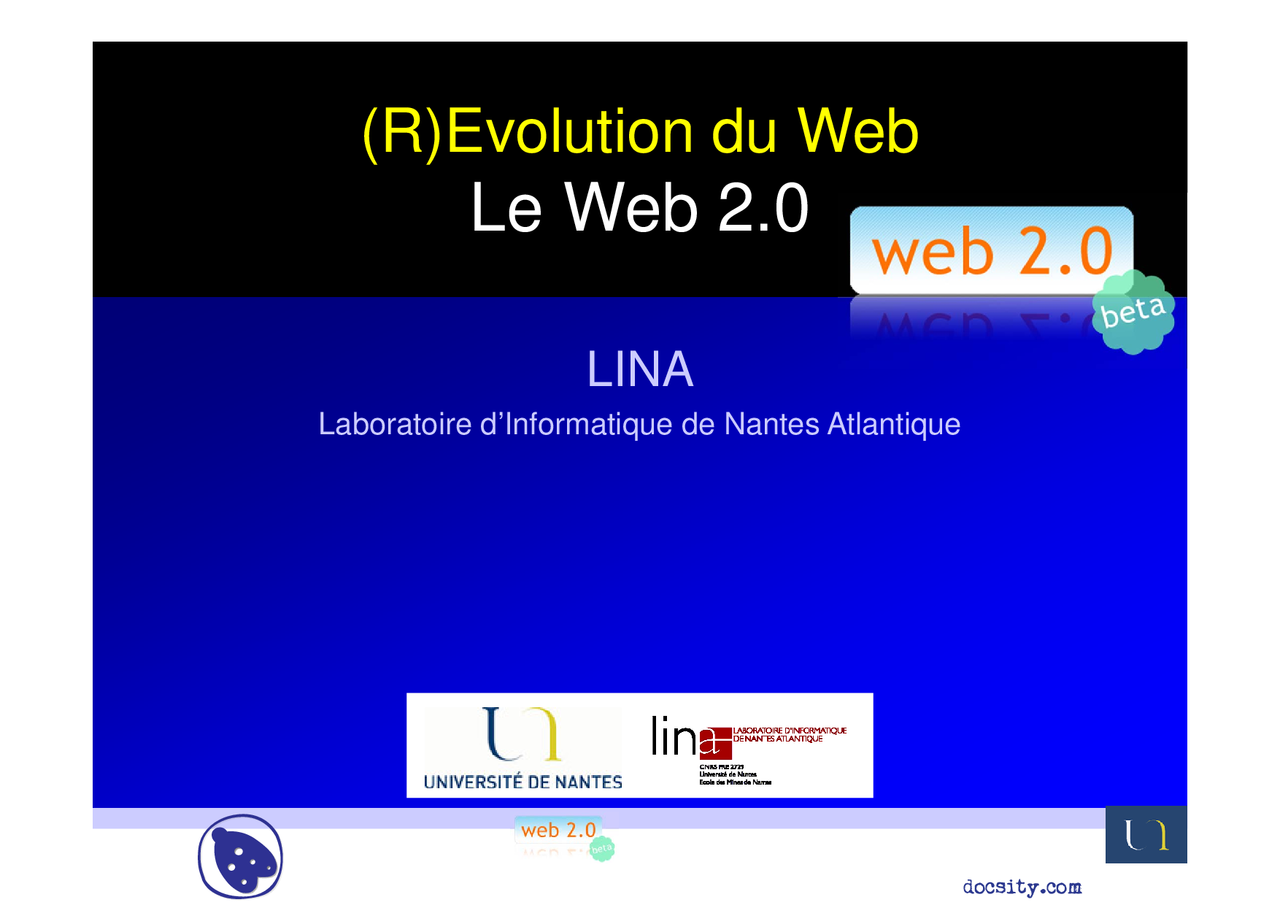 Notes Sur Lintroduction Au Web 1° Partie Docsity