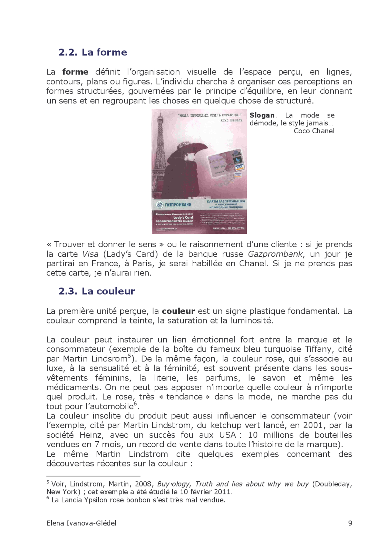 Notes Sur La Linguistique Appliquée à La Publicité 2° Partie Docsity