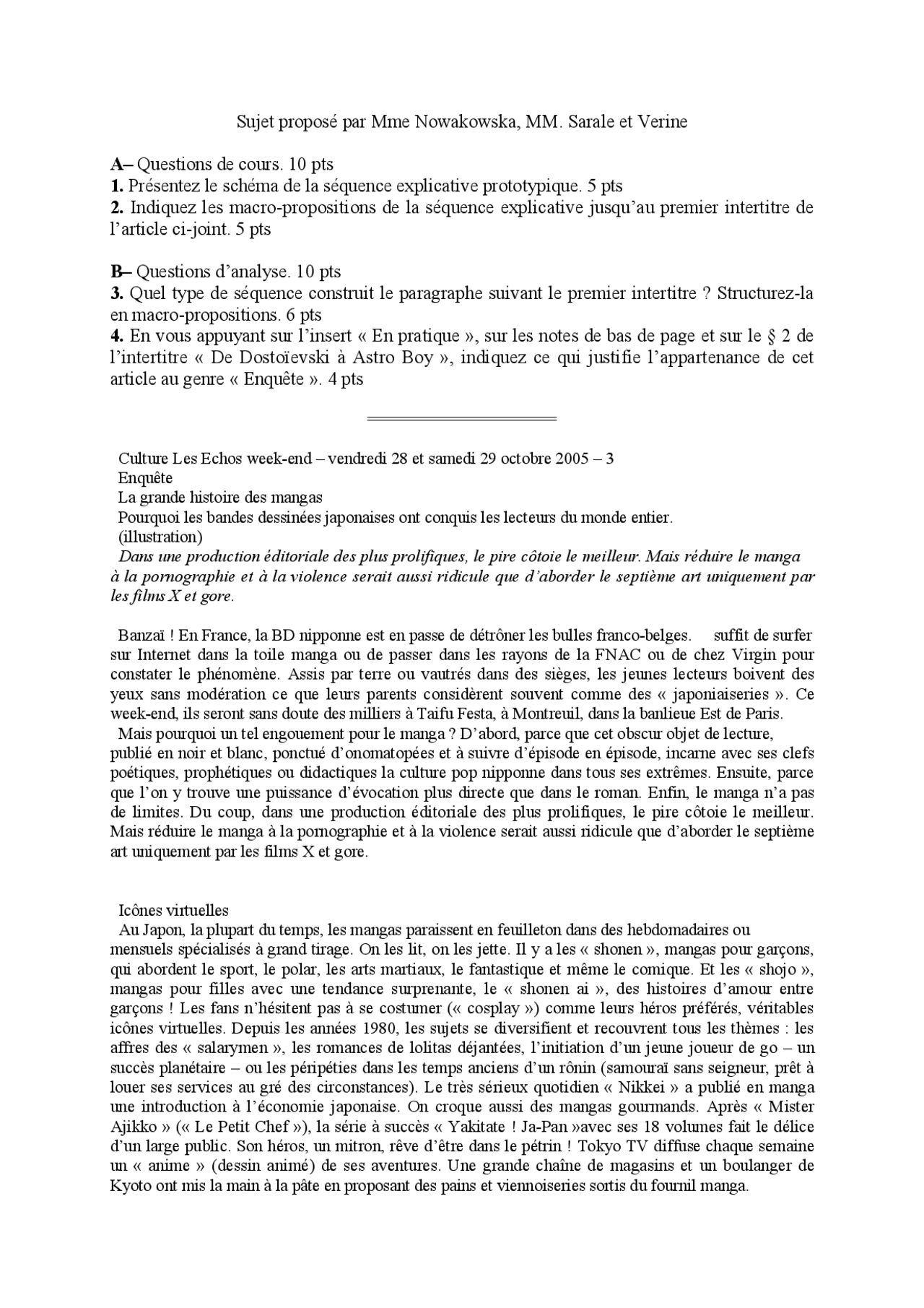 Notes Sur Les Sciences Du Langage Examen Docsity