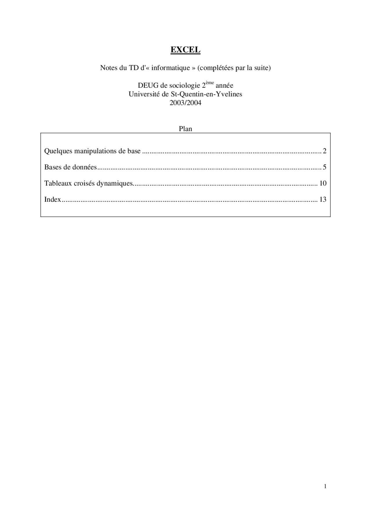Notes Du Travail Pratique Dinformatique Docsity