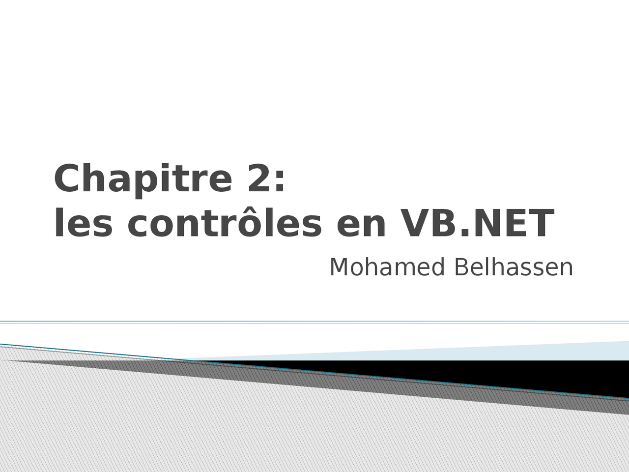 Notes Sur Le Thème Dles Contrôles En Vb Net Notes Application