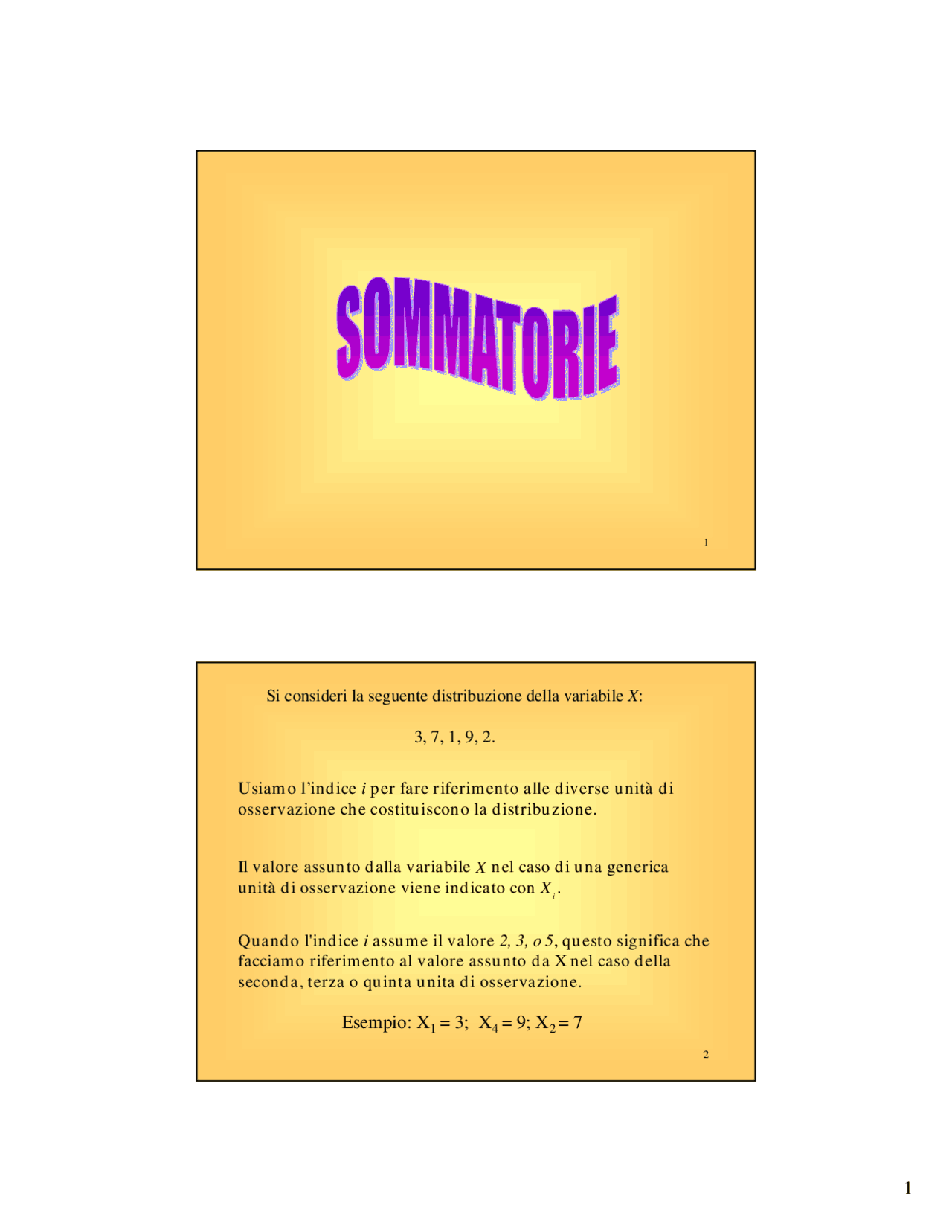 02 Sommatorie, produttorie e fattoriali | Appunti di Analisi Statistica ...