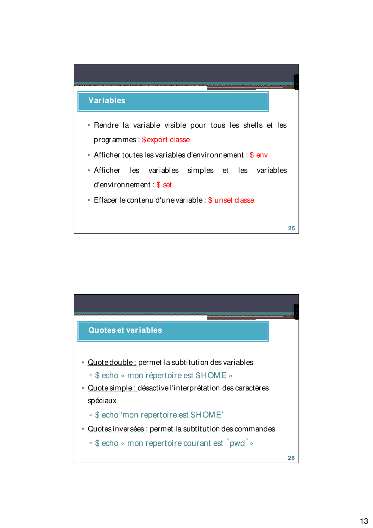 Notes Sur Les Commandes De Base Unix Et Gnu 2° Partie Docsity