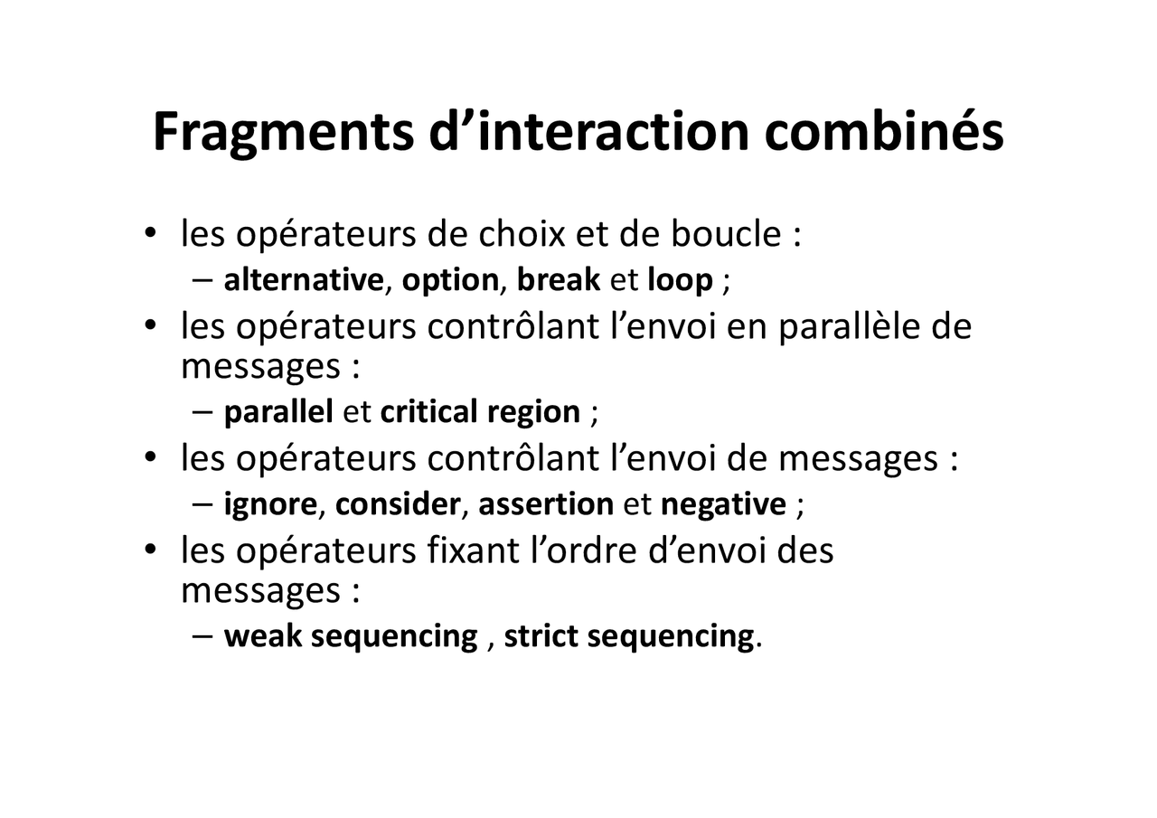 Notes Sur La Notions Sur Uml 2° Partie Docsity