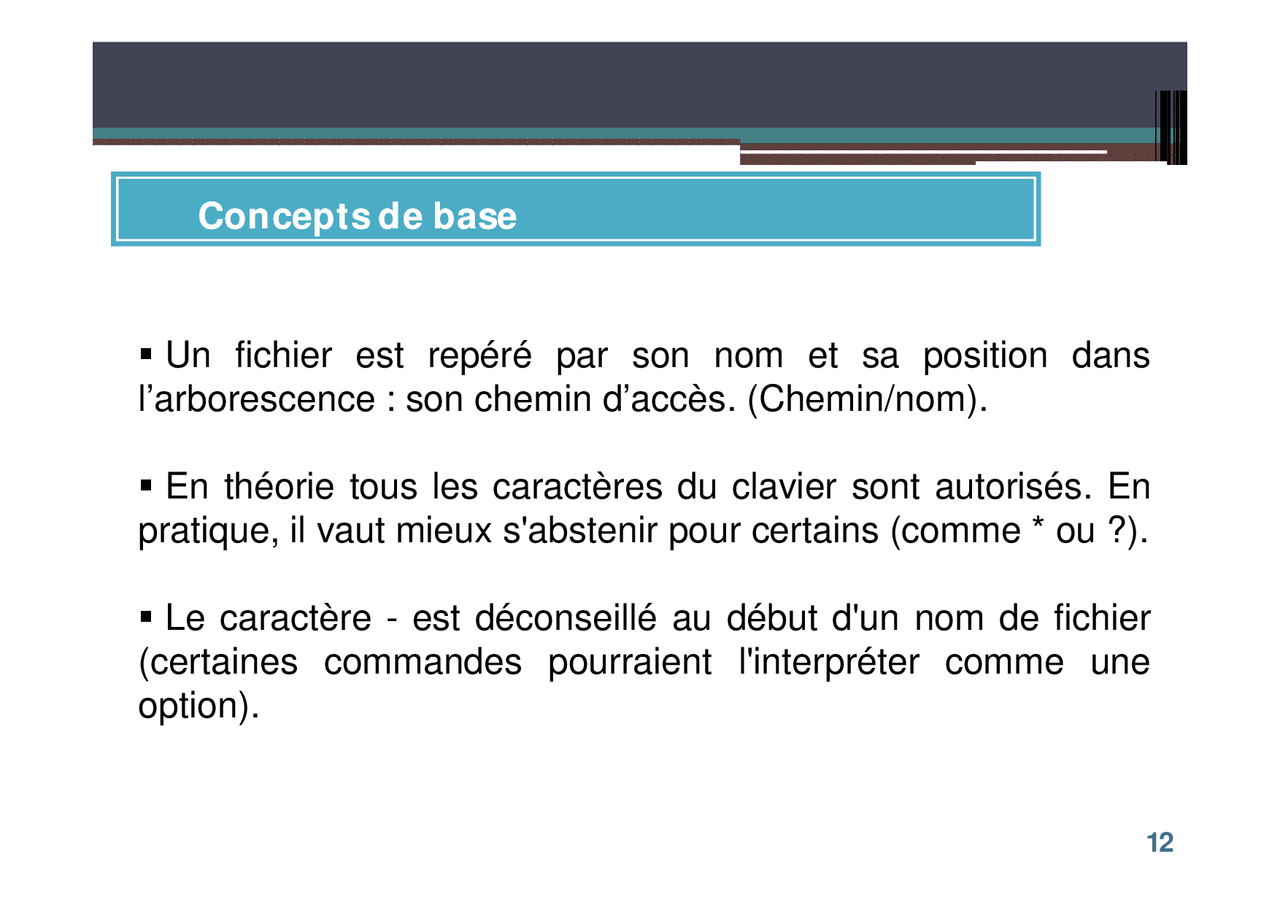 Notes Sur Les Systèmes De Fichiers 2° Partie Docsity