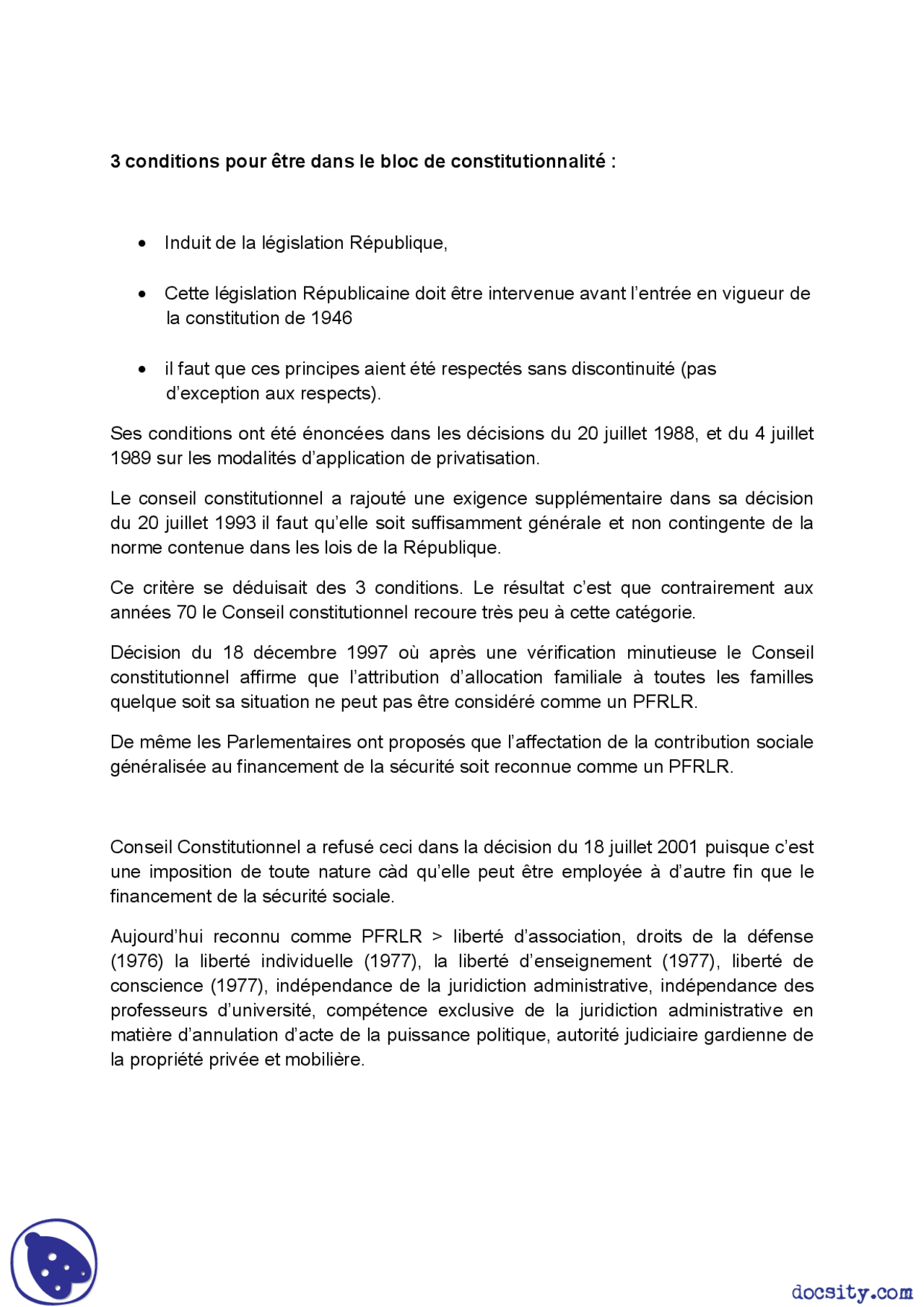 Notes Complètes De Droit Constitutionnel 3° Partie Docsity