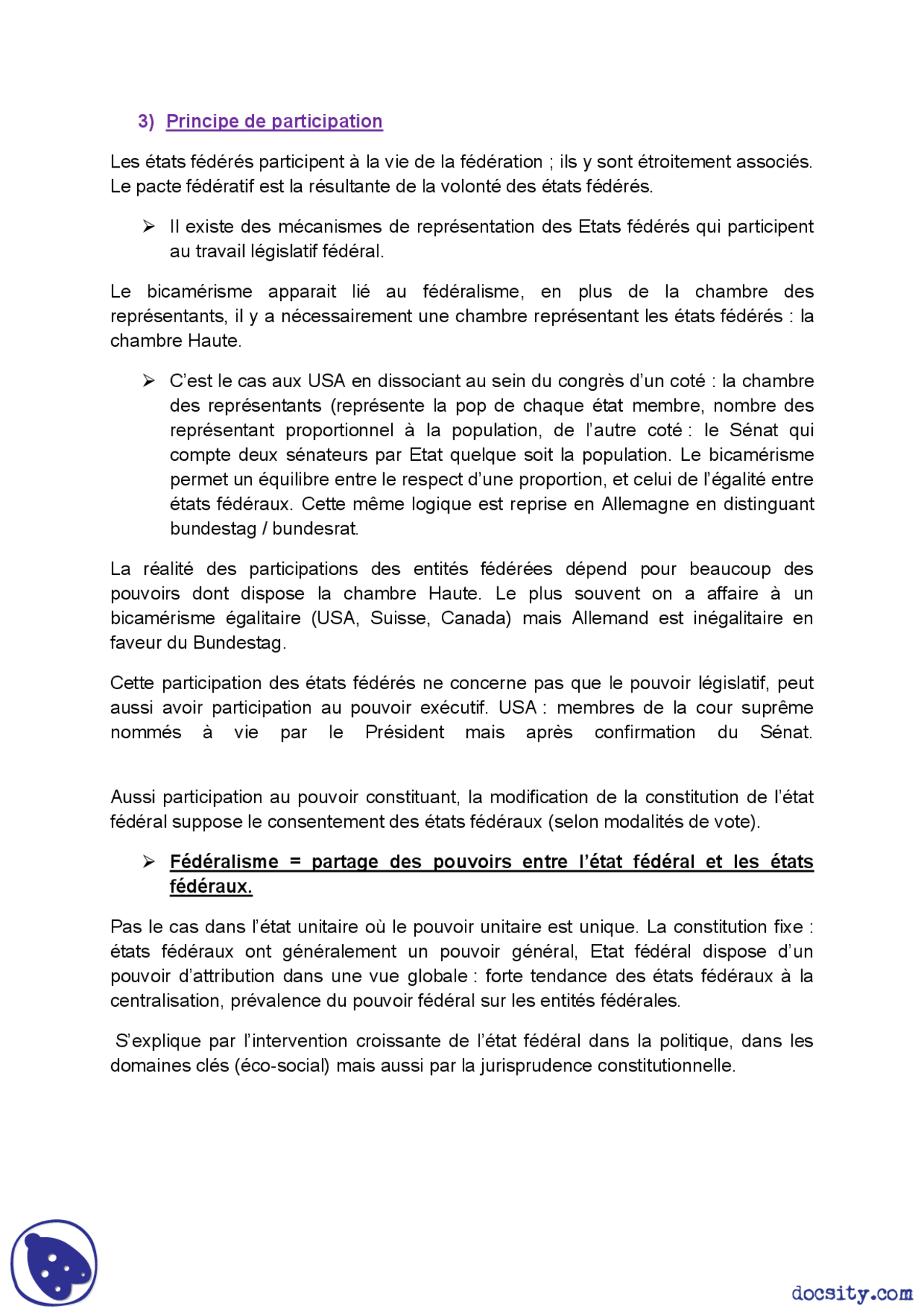 Notes Complètes De Droit Constitutionnel 2° Partie Docsity