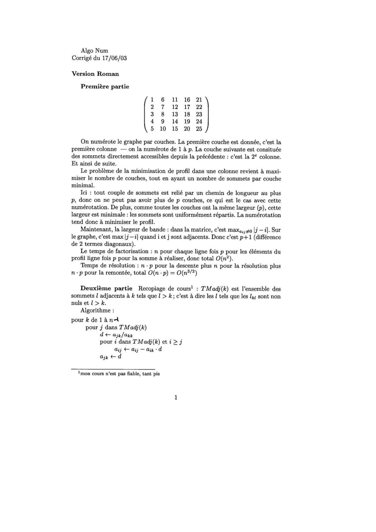 Exercices Sur Lalgorithme Numérique 2 Docsity