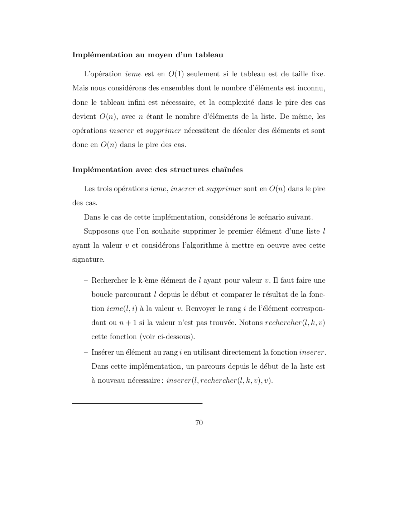 Exercices Sur Les Algorithmes Et Les Structures De Données 3° Partie