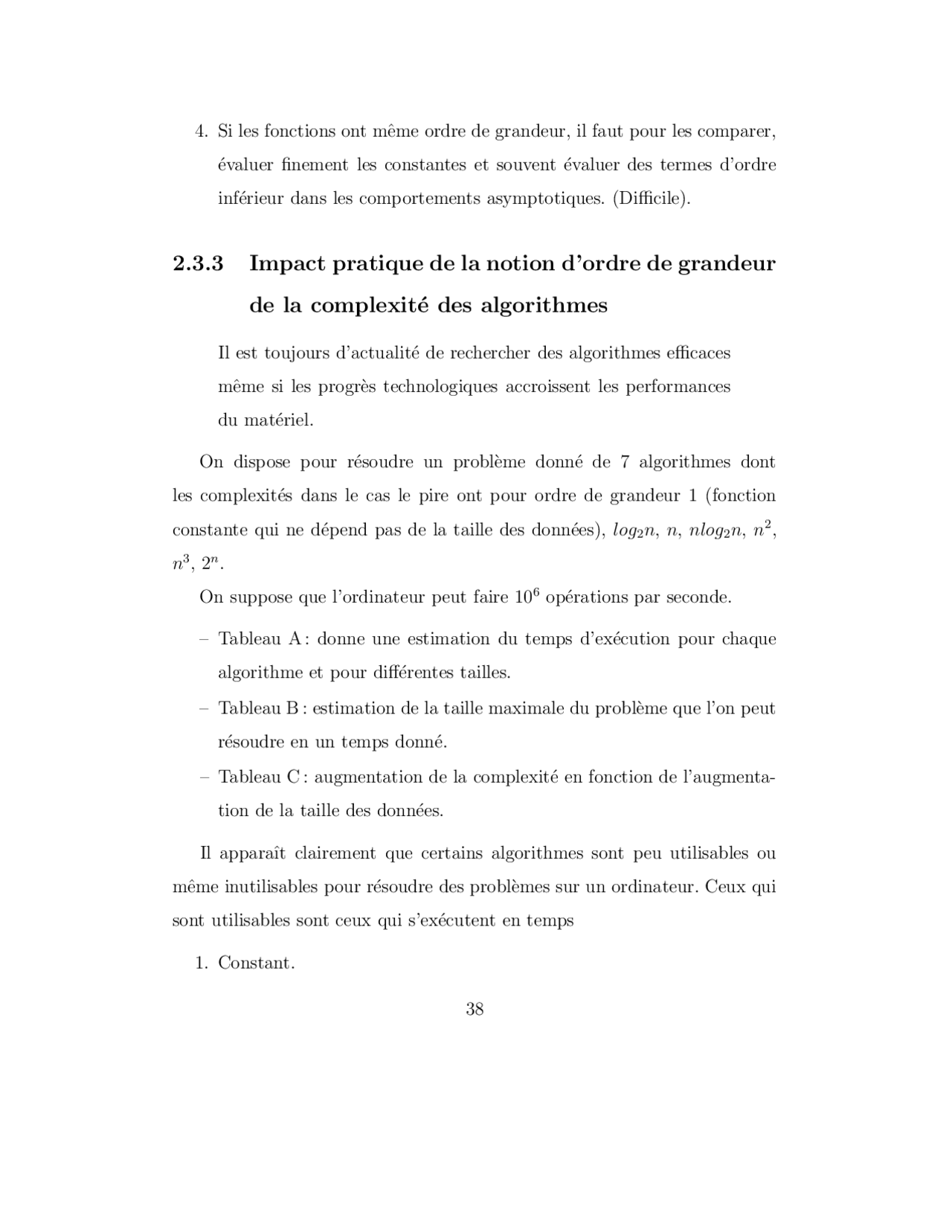 Exercices Sur Les Algorithmes Et Les Structures De Données 2° Partie