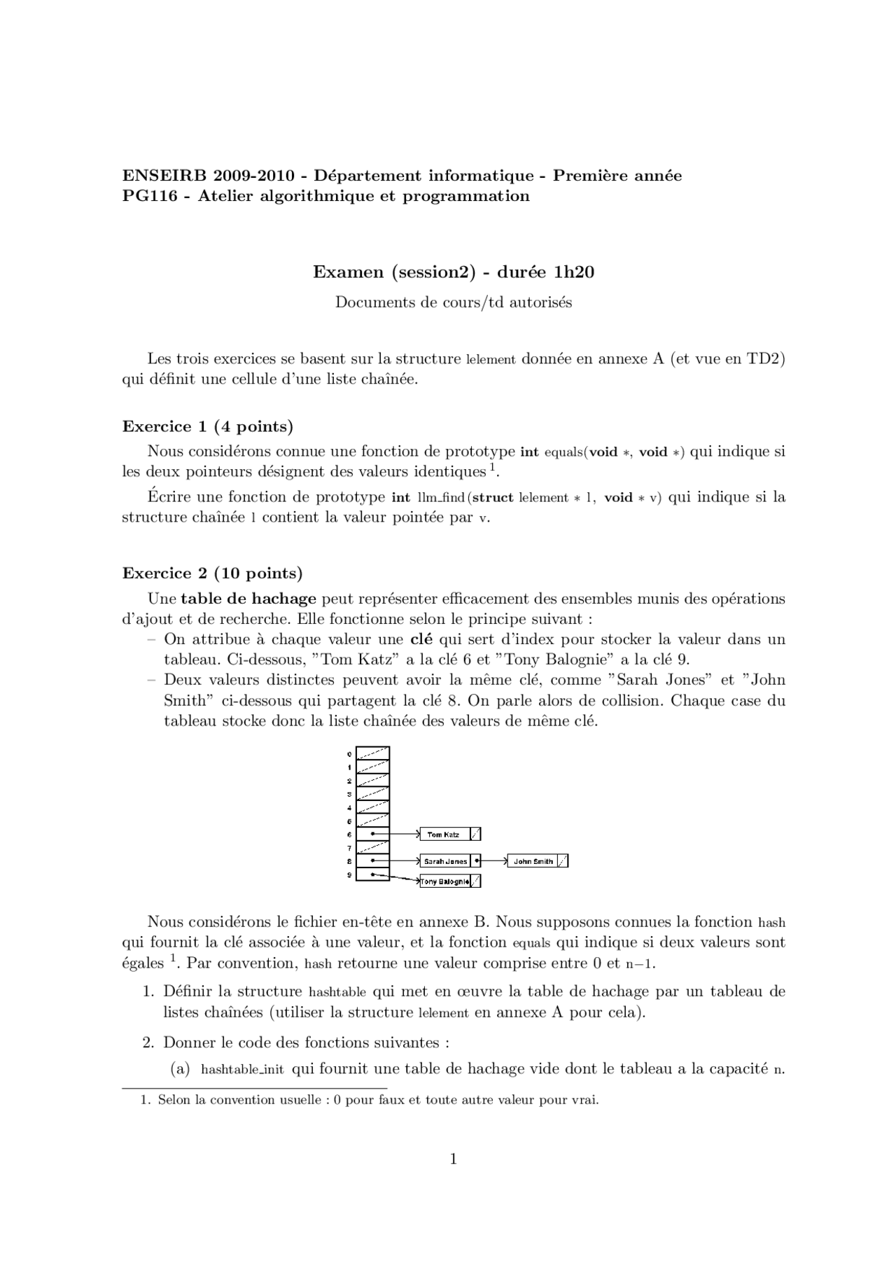 Exercices Sur Lalgorithmique Et La Programmation 3 Docsity