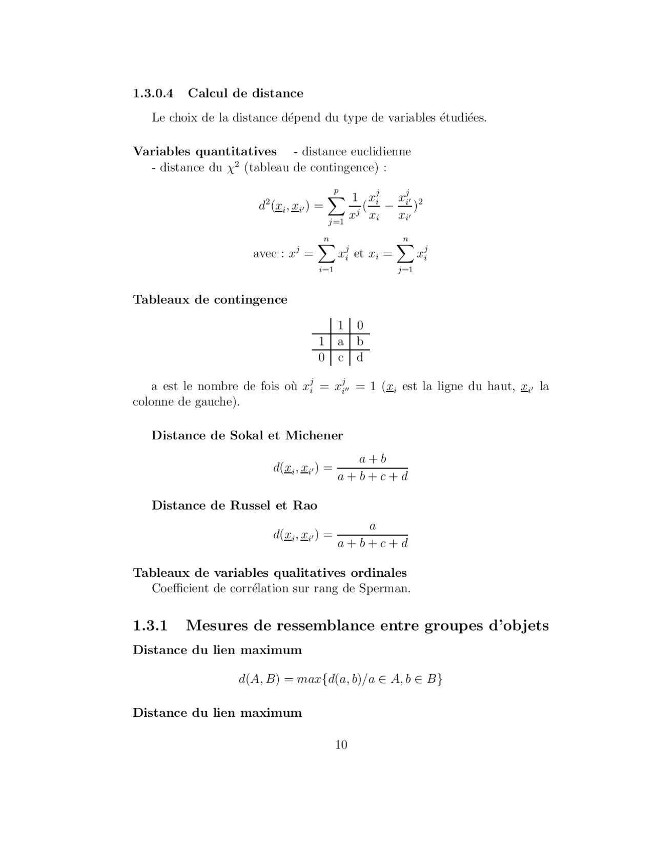 Notes Sur Le Thème De Lanalyse Des Données 2° Partie Docsity