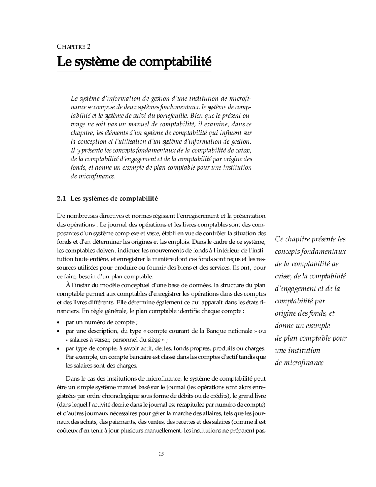 Notes Sur Le Système De Comptabilité Docsity
