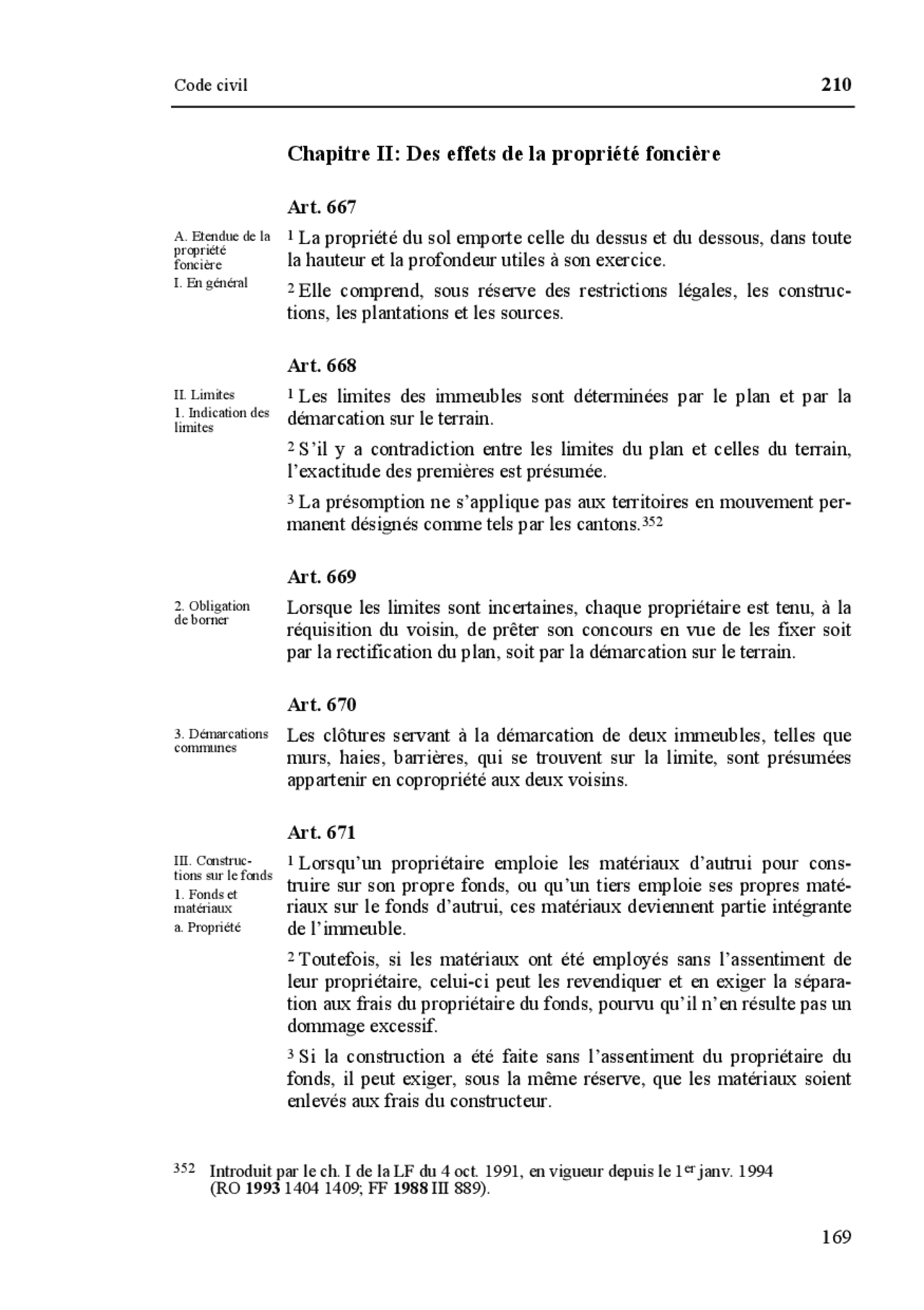 Notes Sur Les Principes Du Code Civil Suisse 3° Partie Docsity