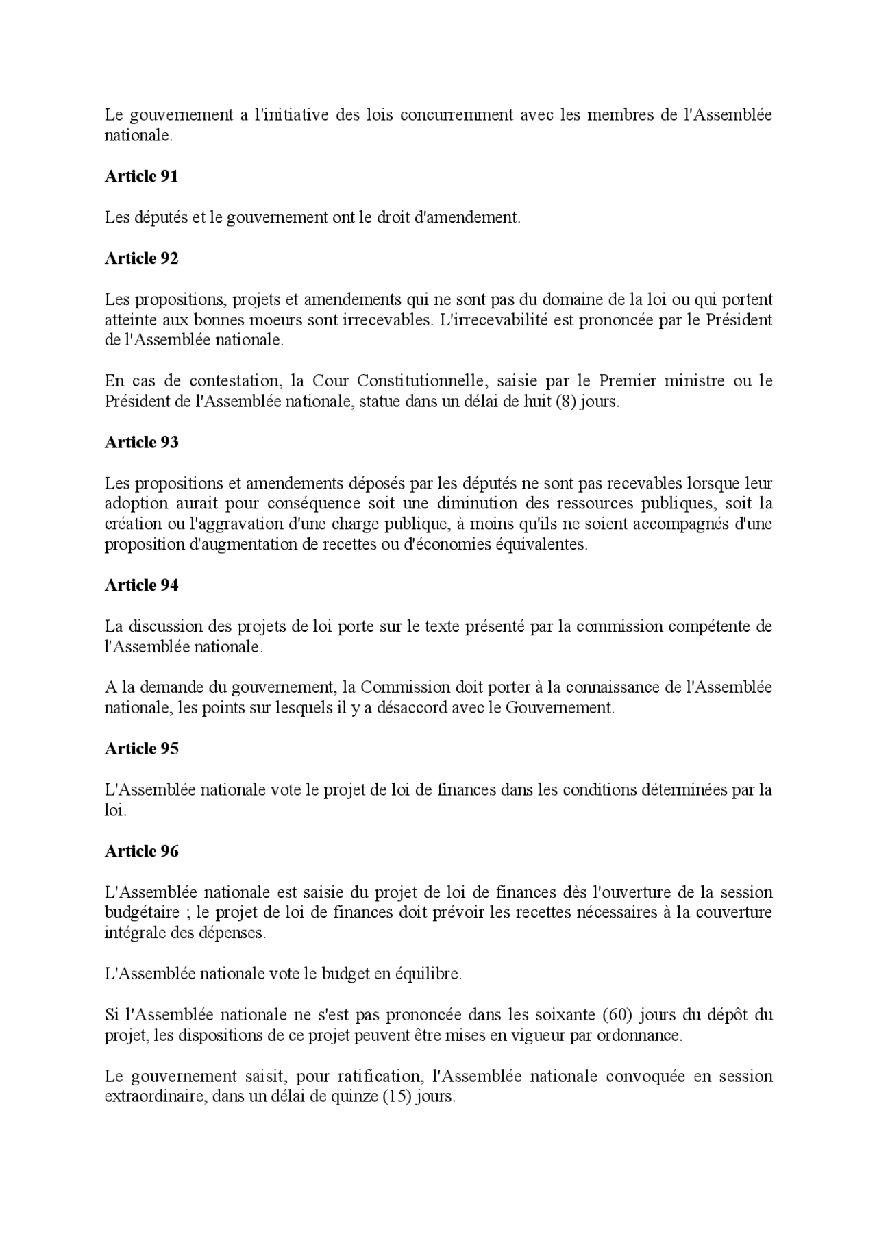 Notes sur la Constitution du Niger de la République du Niger - 3 ...
