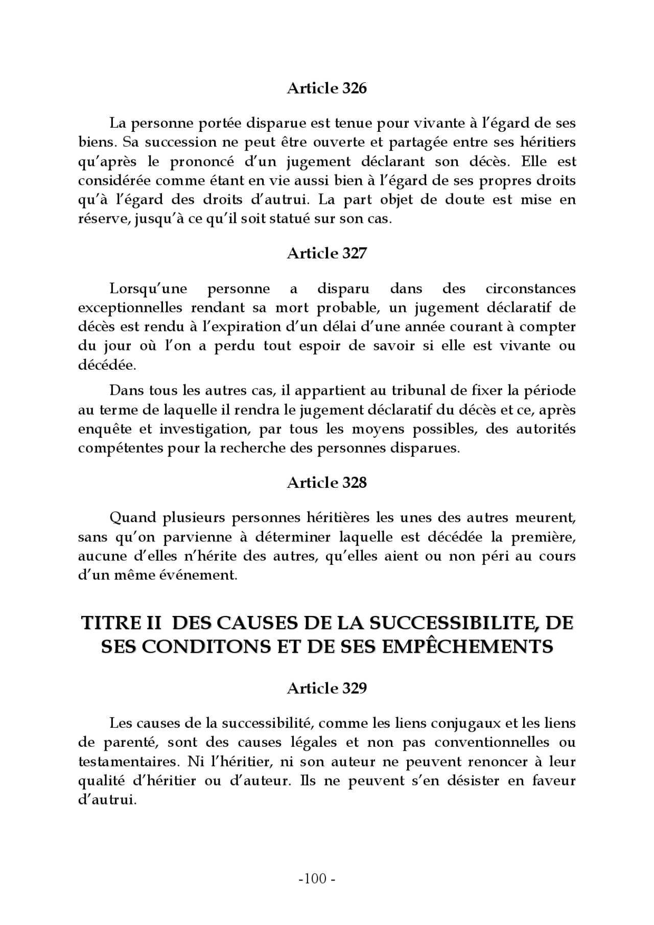 Notes sur le code de la famille - la moudawana - 4° partie - Docsity