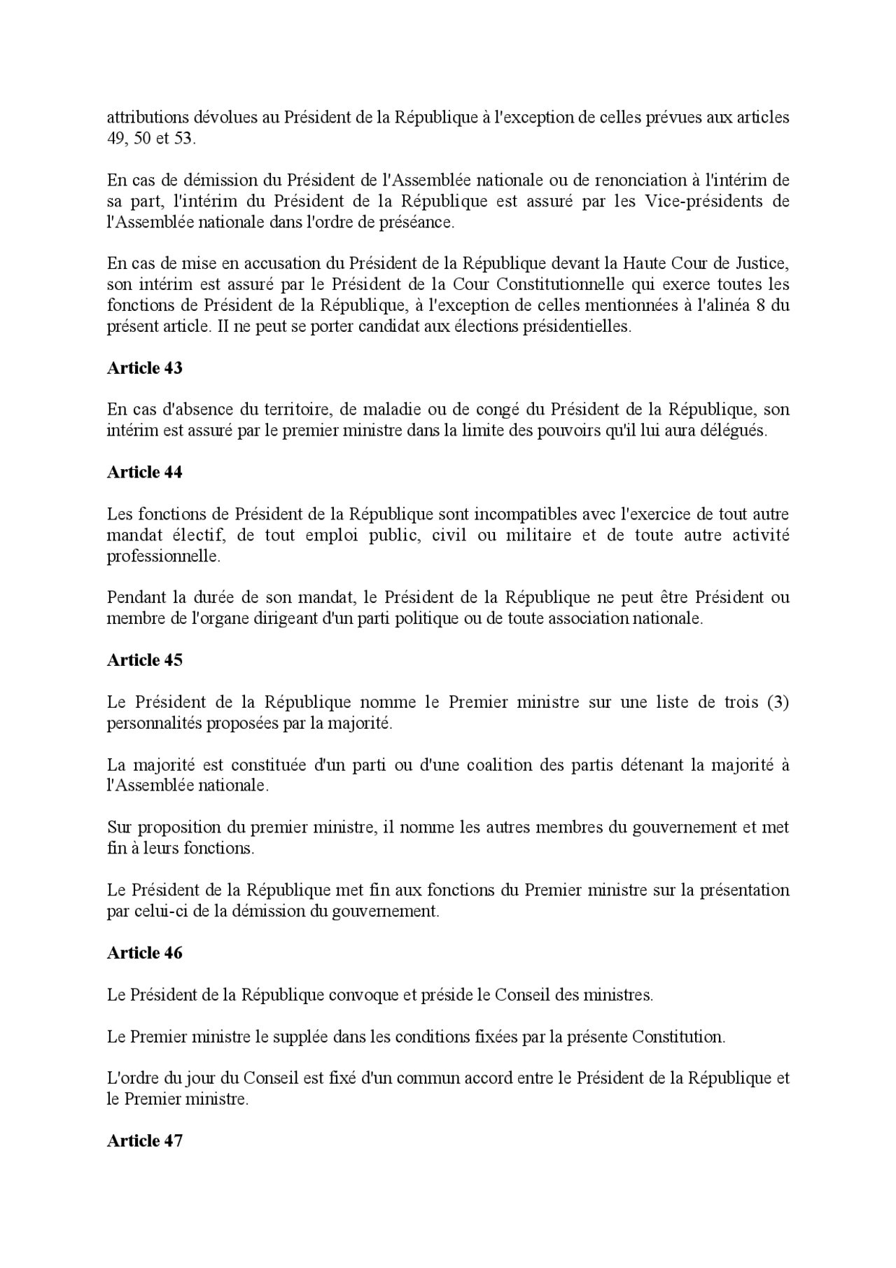 Notes sur la Constitution du Niger de la République du Niger - 2 ...