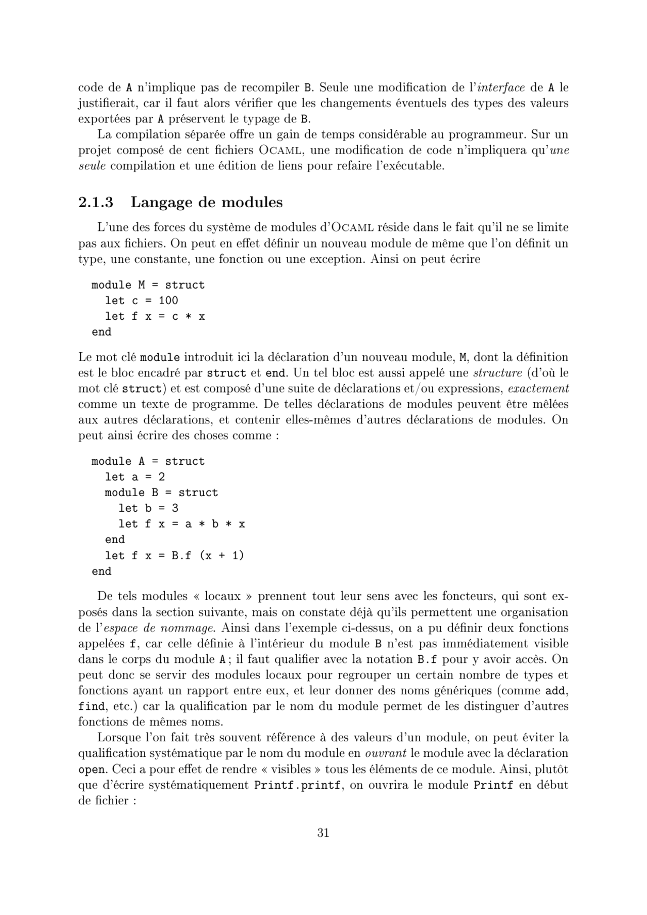 Notes Sur Linitiation à La Programmation Fonctionnelle 3° Partie