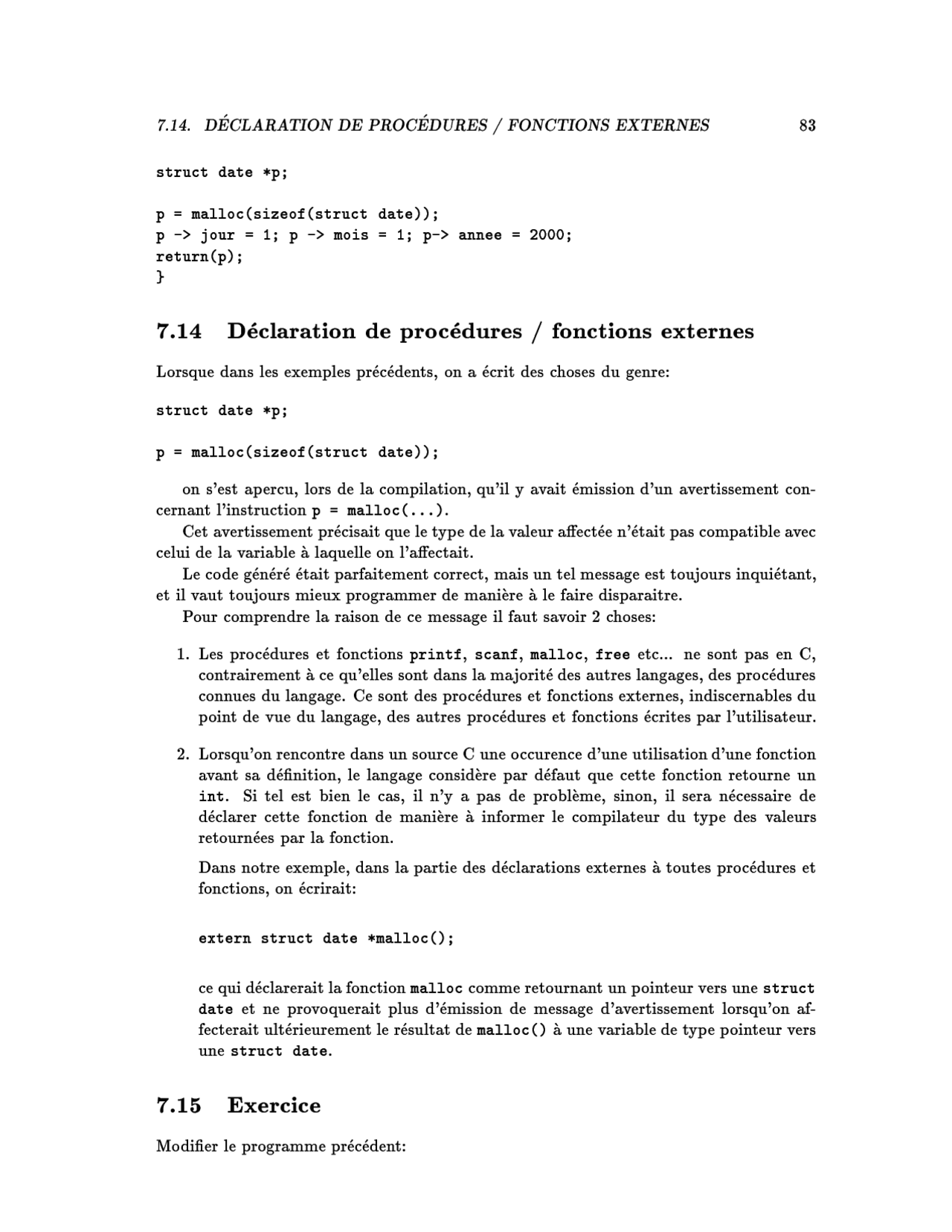 Notes Sur Lintroduction Au Langage C 3° Partie Docsity