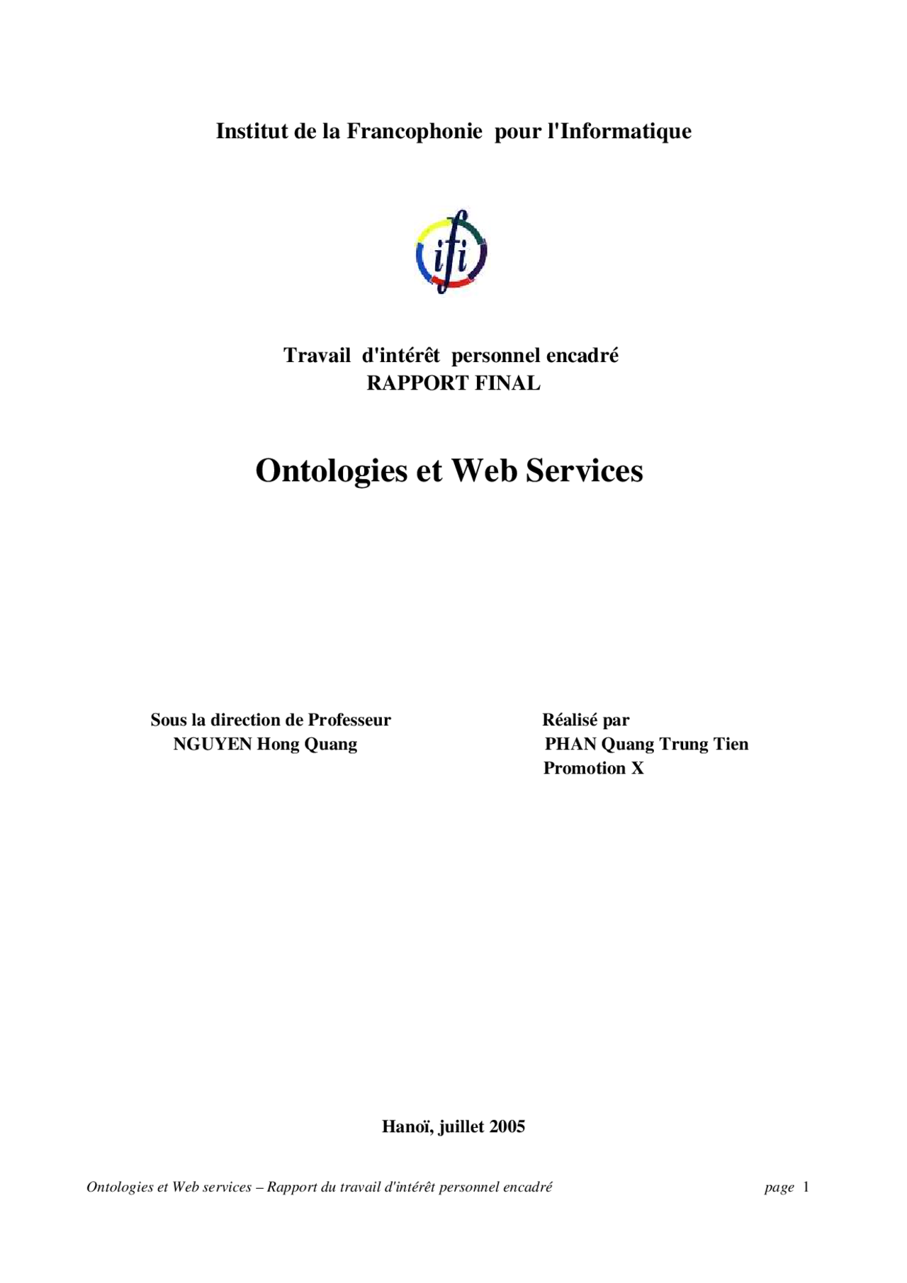 Notes Sur Les Ontologies Et Les Web Services 1° Partie Docsity