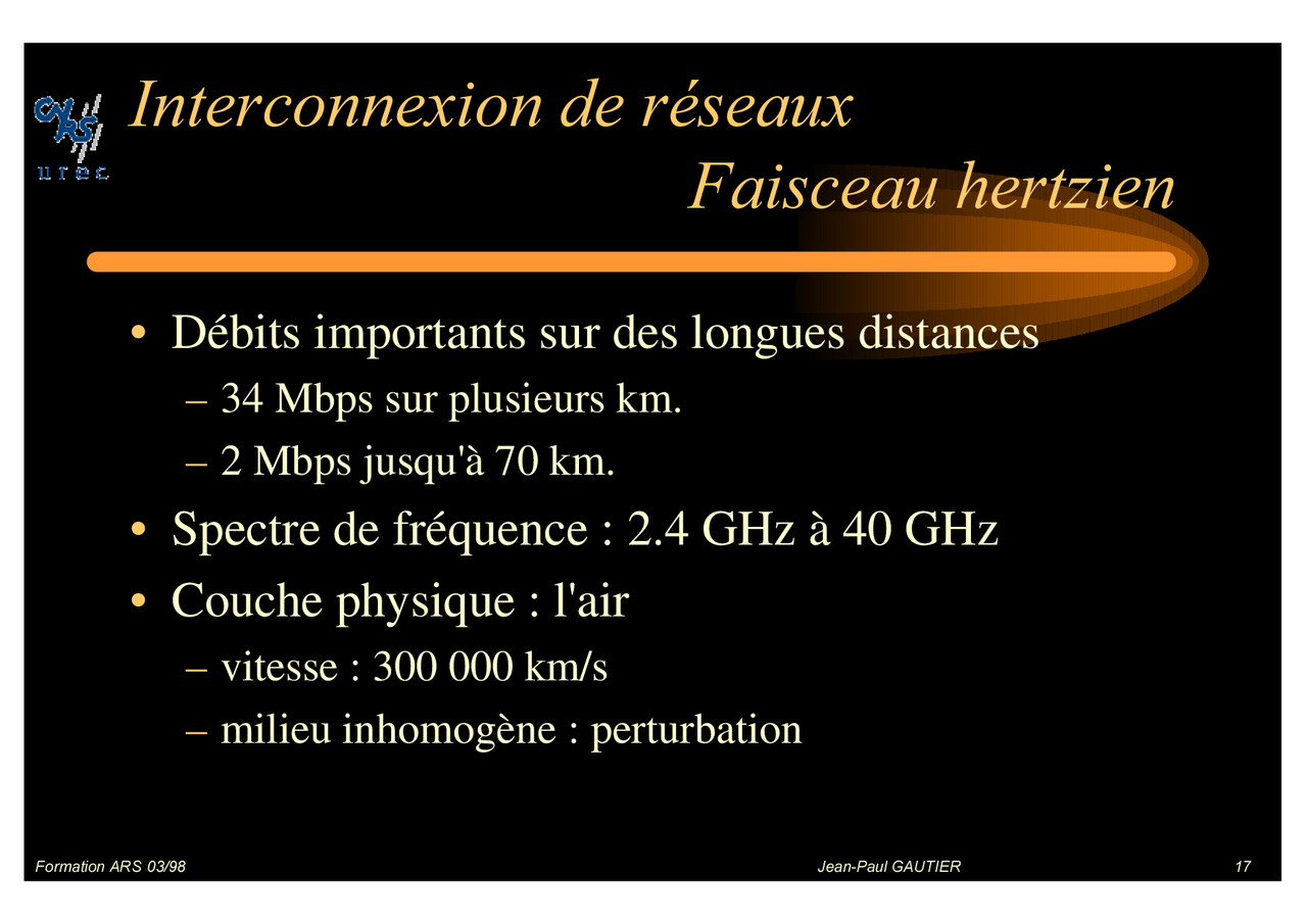 Notes Sur Les Réseaux Sans Fil 2° Partie Docsity