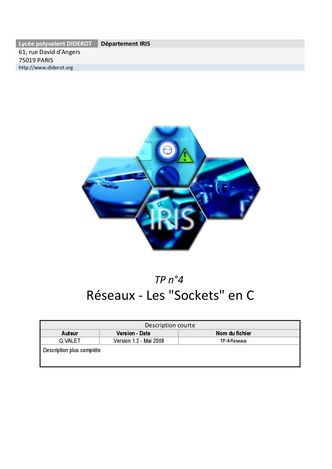 Notes Sur Les Réseaux Les Sockets En C Docsity
