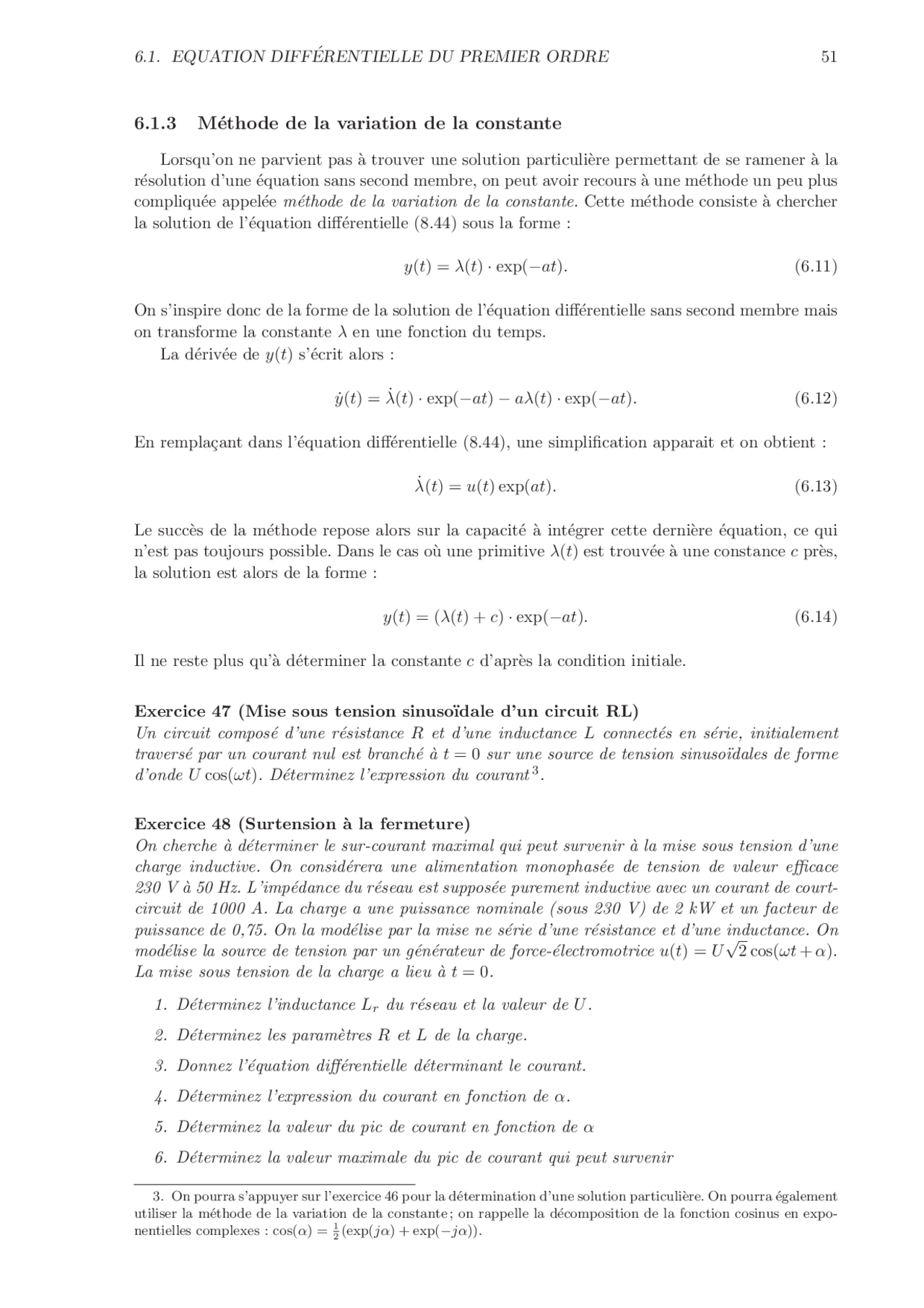 Notes Sur Les Bases Scientifiques De L´électricité 3° Partie Docsity